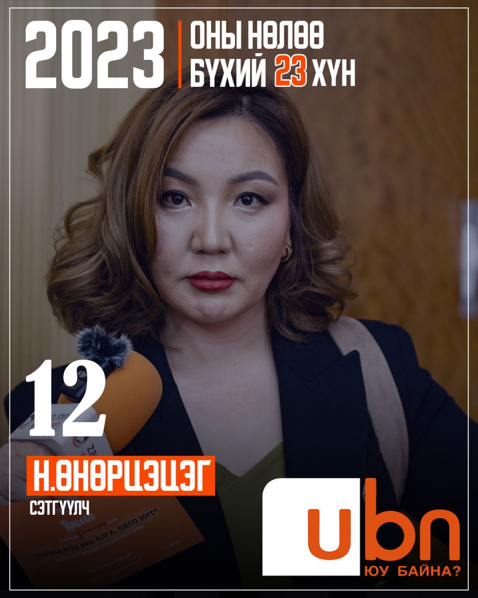 ТАНИЛЦ: 2023 оны НӨЛӨӨ бүхий 23 хүнийг UBN.MN сайт нэрлэж байна